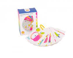 Alphabet Flash Cards - Neon - PAUA