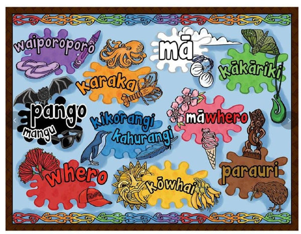 Te Reo Maori 35pc Frame Tray - PAUA
