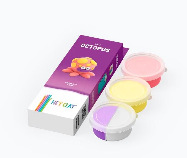 Hey Clay Octopus 3 Cans - PAUA