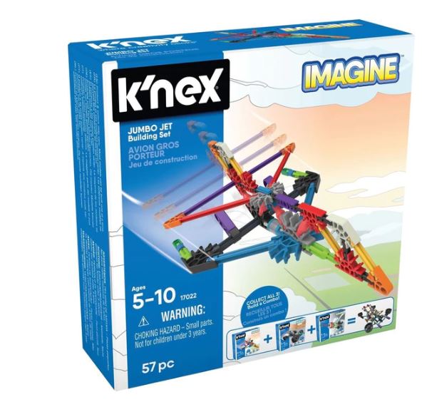 Knex Jumbo Jet Build Set - PAUA