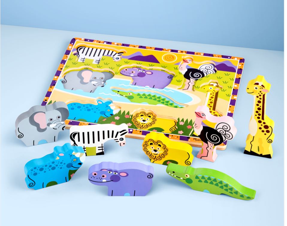 SAFARI CHUNKY PUZZLE - PAUA