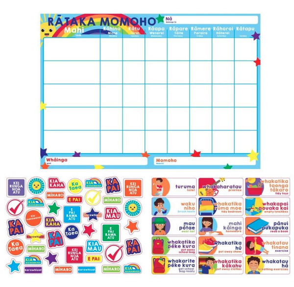 Reward Chart Te Reo Maori - PAUA