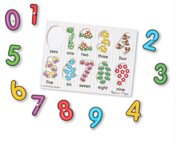 SEE INSIDE NUMBERS PEG PUZZLE - PAUA