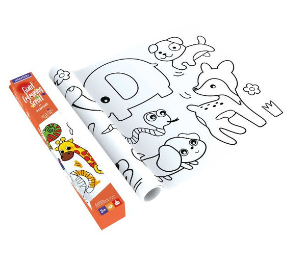 Giant Colouring Scroll Animals - PAUA