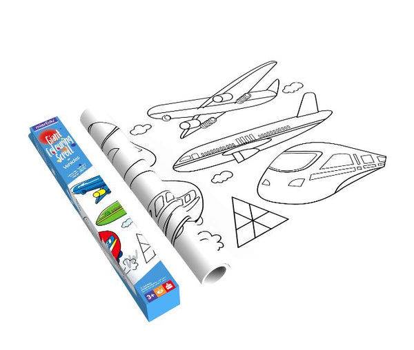 Giant Colouring Scroll Vehicle - PAUA