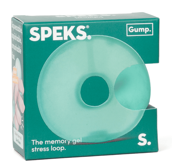 Gump Memory Stress Ball Loop Sea Glass Speks - PAUA