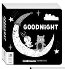 High Contrast book Goodnight - PAUA