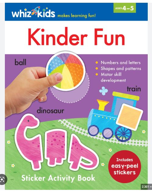 Whizz Kids Sticker activity 4-5 years - PAUA