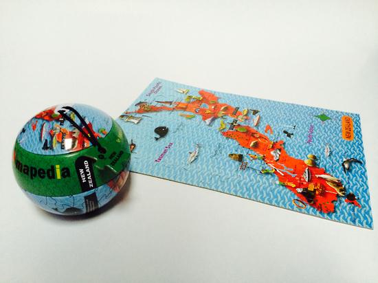 Mapedia Map NZ Puzzle - PAUA