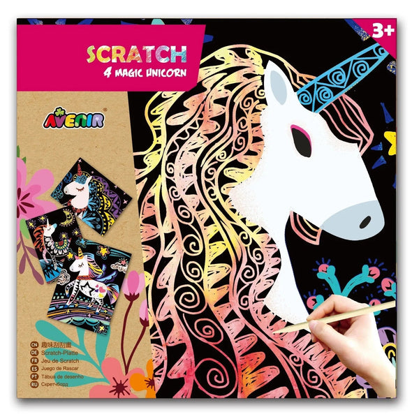 Scratch - 4 Magic Unicorns - PAUA